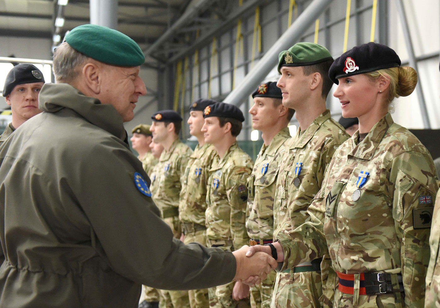 EUFOR holds medal parade at Camp Butmir - Sarajevo Times