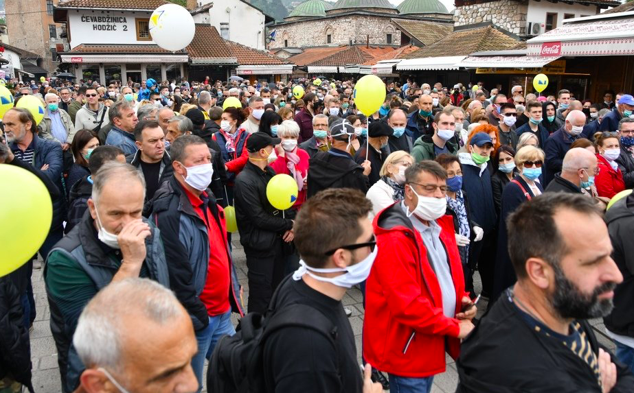 Several Thousands of People gathered on Protests in Sarajevo - Sarajevo ...